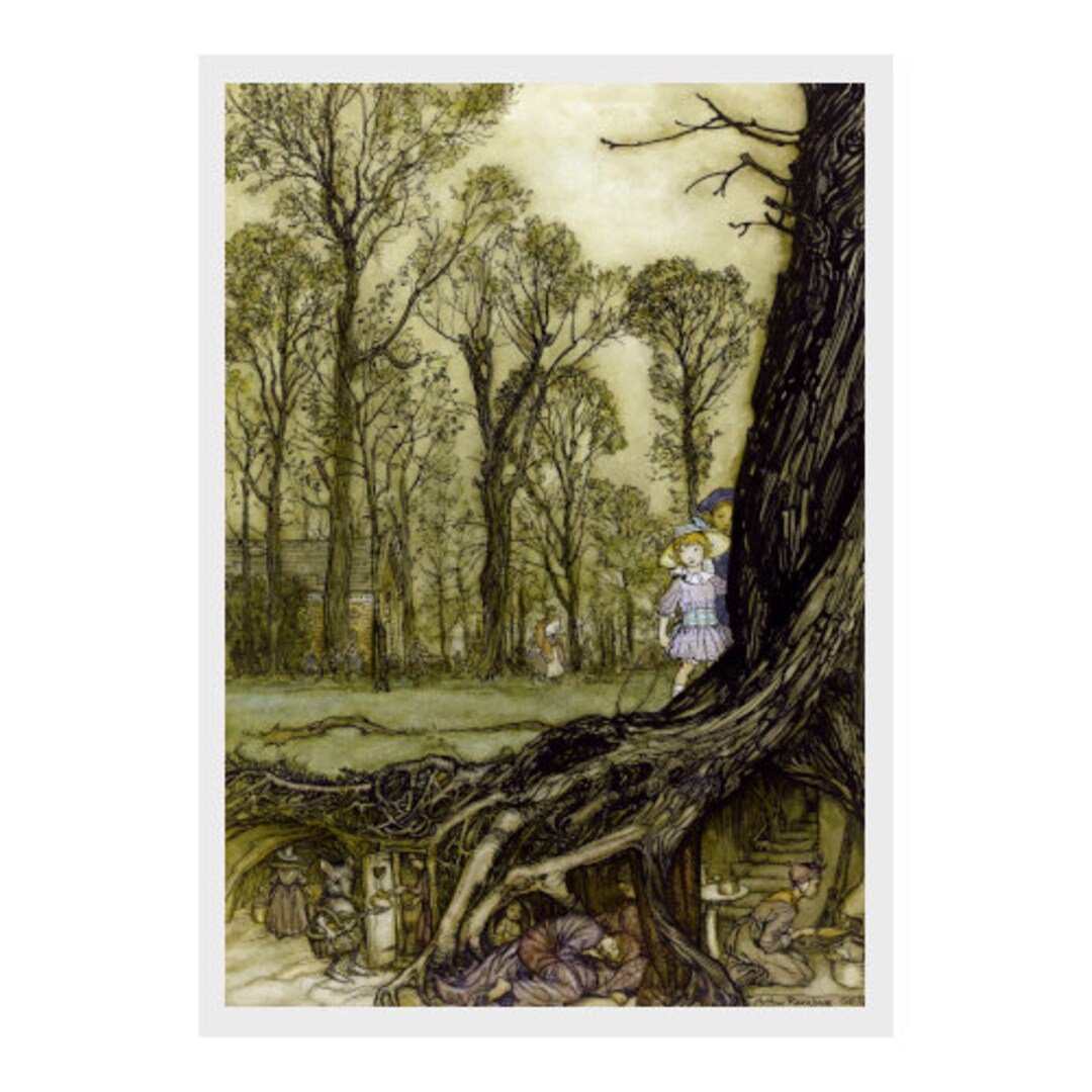 Arthur Rackham - an Illustration From "peter Pan in Kensington Gardens ...