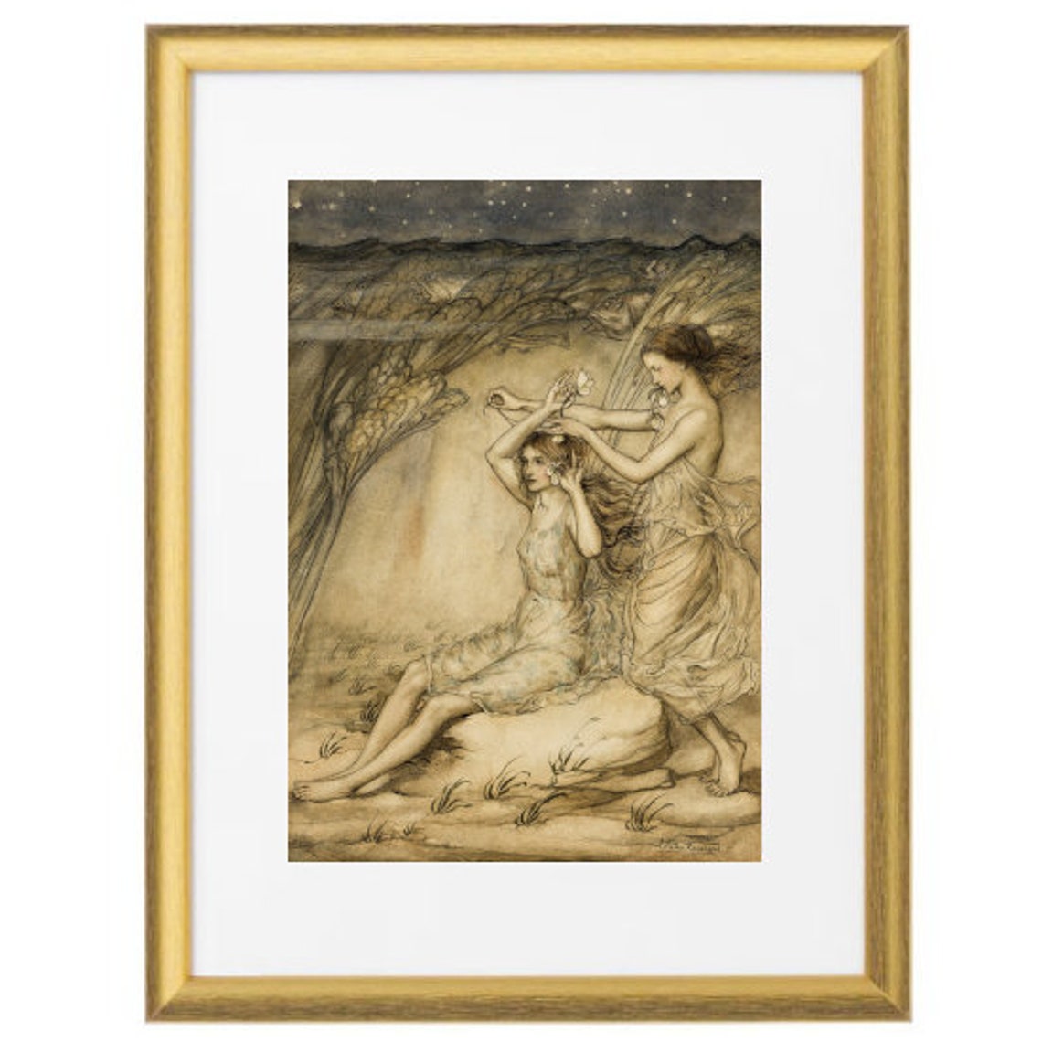 Arthur Rackham - 'sabrina Fair, Listen Where Thou Art Sitting' From ...
