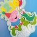 George Pig Personalised Cake Topper, Peppa Pig George, Peppa Pig Cake ...