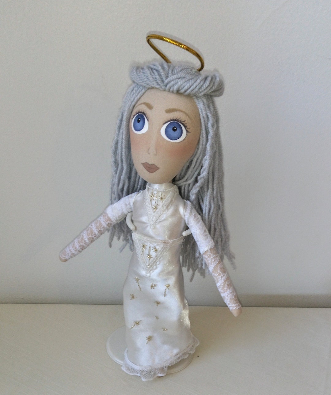 Snow Angel Doll Ooak Angel Doll Christmas Snow Angel Doll - Etsy