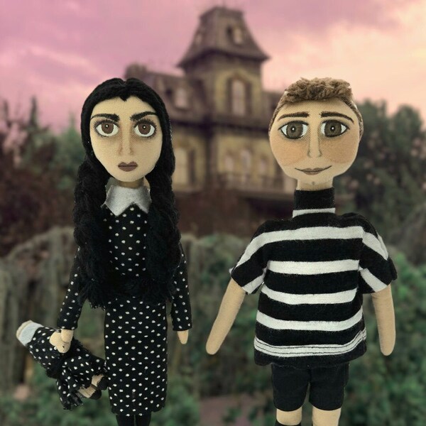 The Addams Family Doll - Etsy