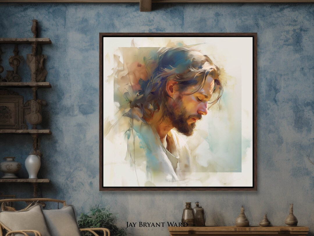 Jesus ART PRINT - Precious Saviour Dear Redeemer by Jay Bryant Ward Jesus Picture Christian Art ...