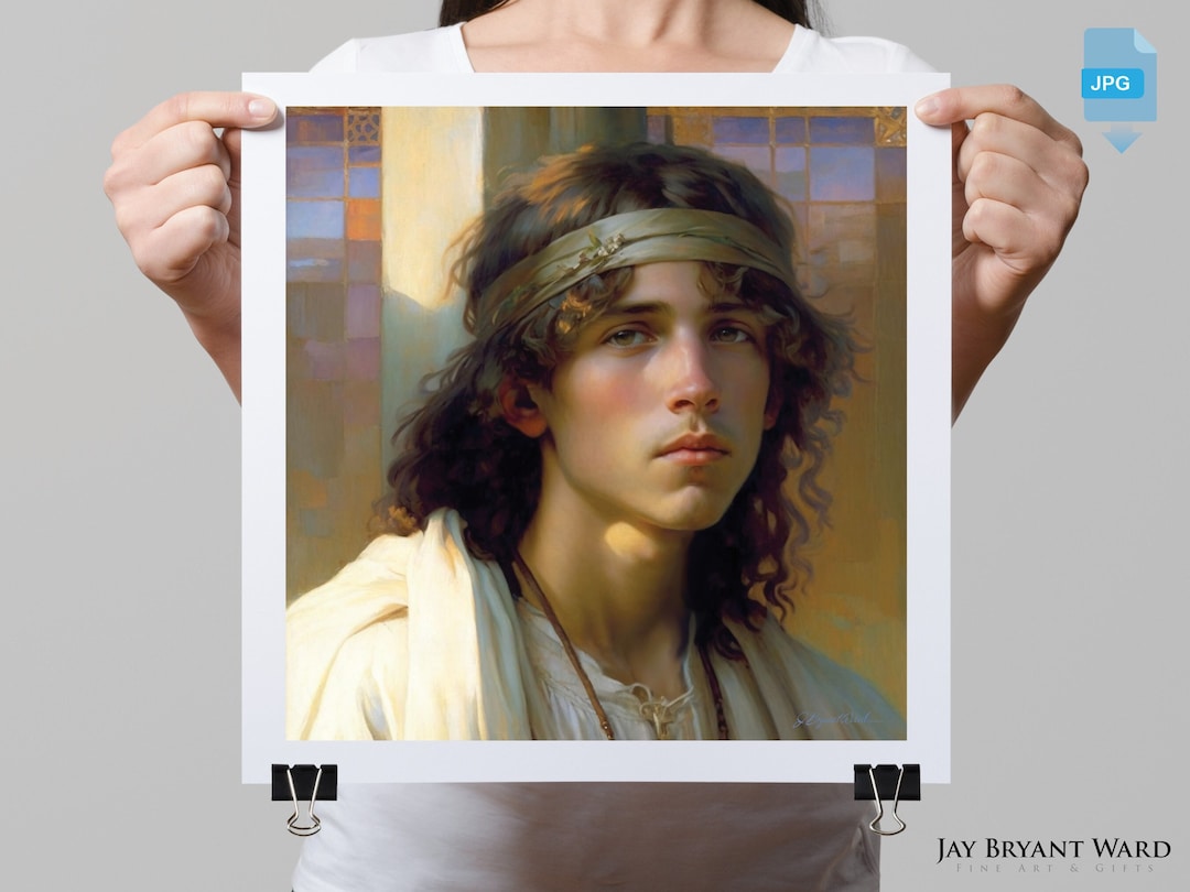 Young Jesus PRINTABLE Art DOWNLOAD - Growing in Grace | Jesus as a ...
