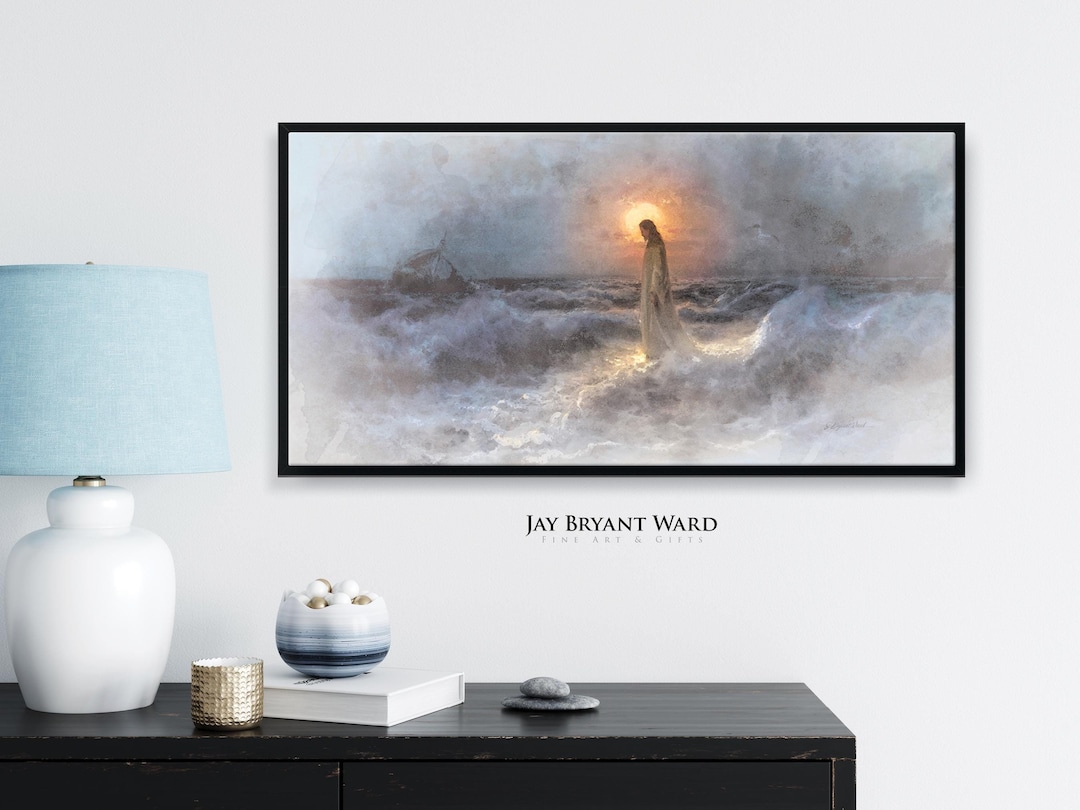 Christ Walking on Water After Julius Von Klever by Jay Bryant Ward ...