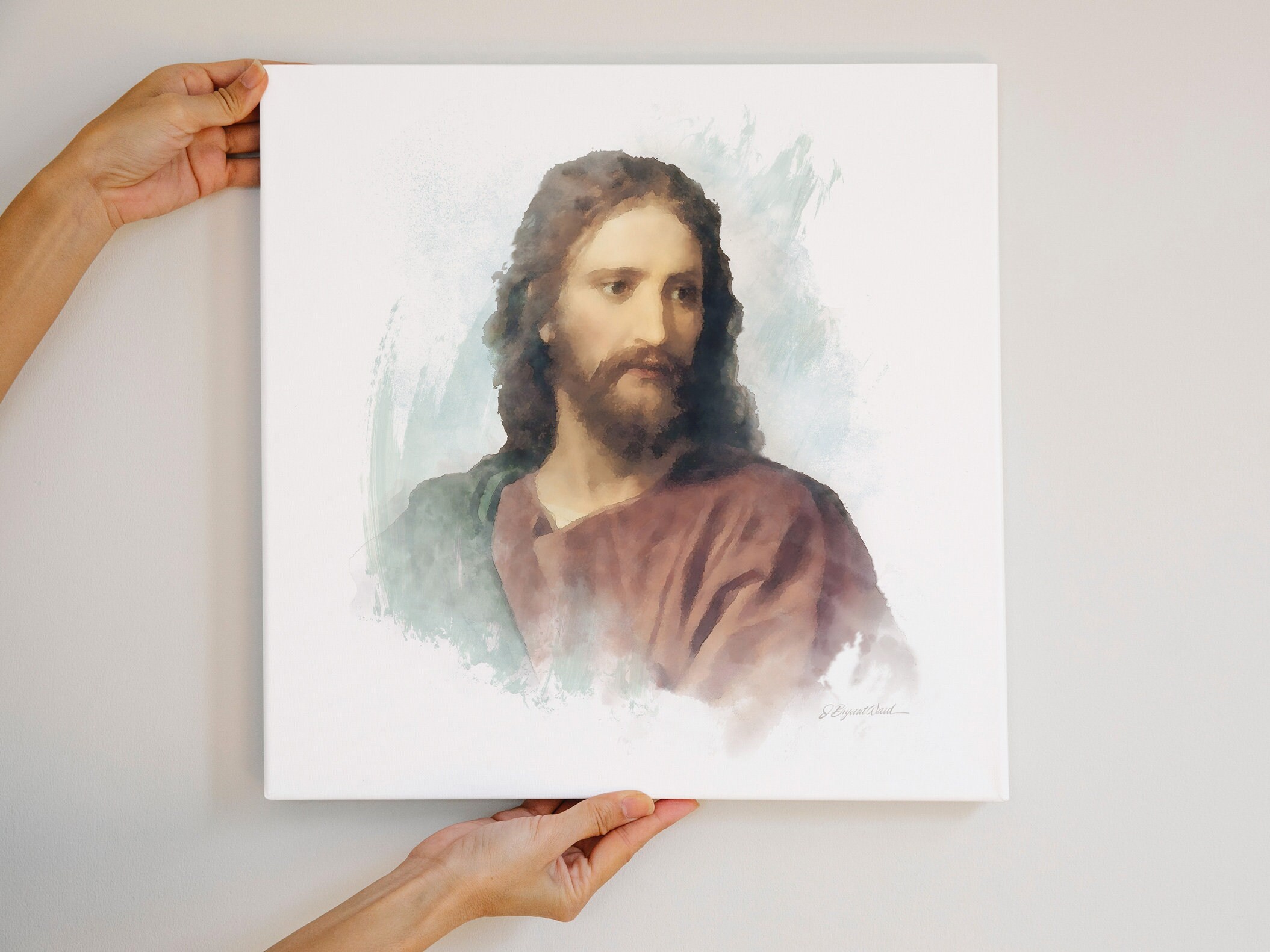 Jesus PRINTABLE Art DOWNLOAD - Christ Watercolor Portrait by Jay Bryant ...
