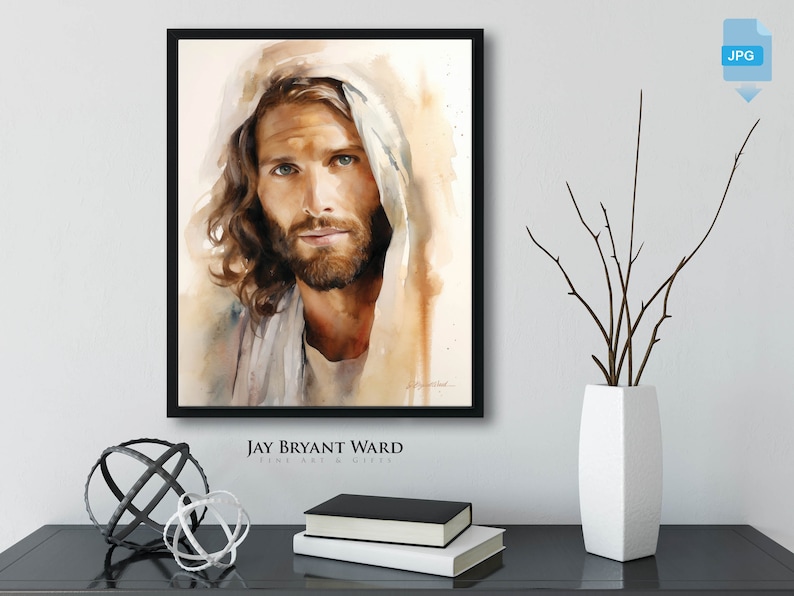 Gentile Savior PRINTABLE Art DOWNLOAD - by Jay Bryant Ward | Christian ...