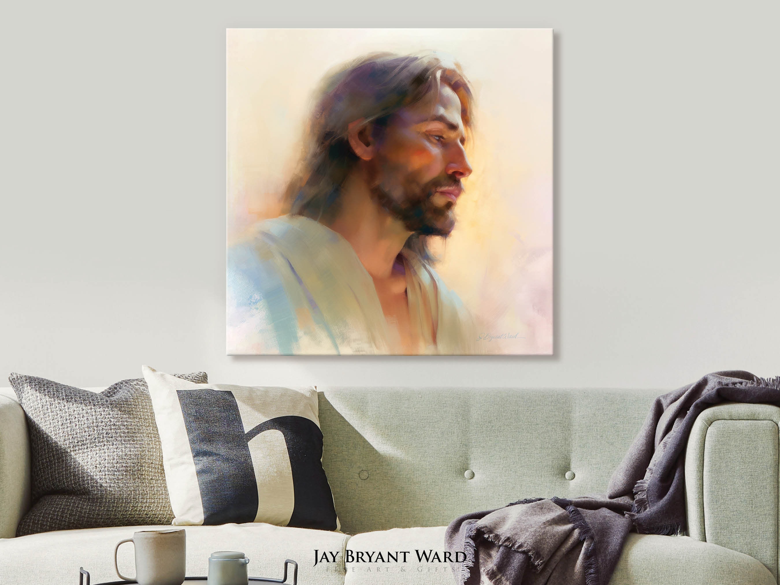 Jesus ART PRINT - My Peace I Leave With You Jay Bryant Ward | Pastel ...