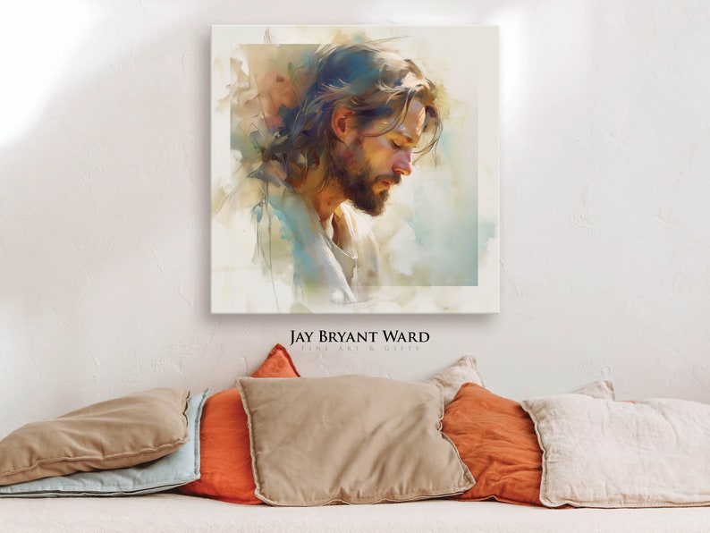 Jesus ART PRINT Precious Saviour Dear Redeemer by Jay Bryant Ward Jesus ...