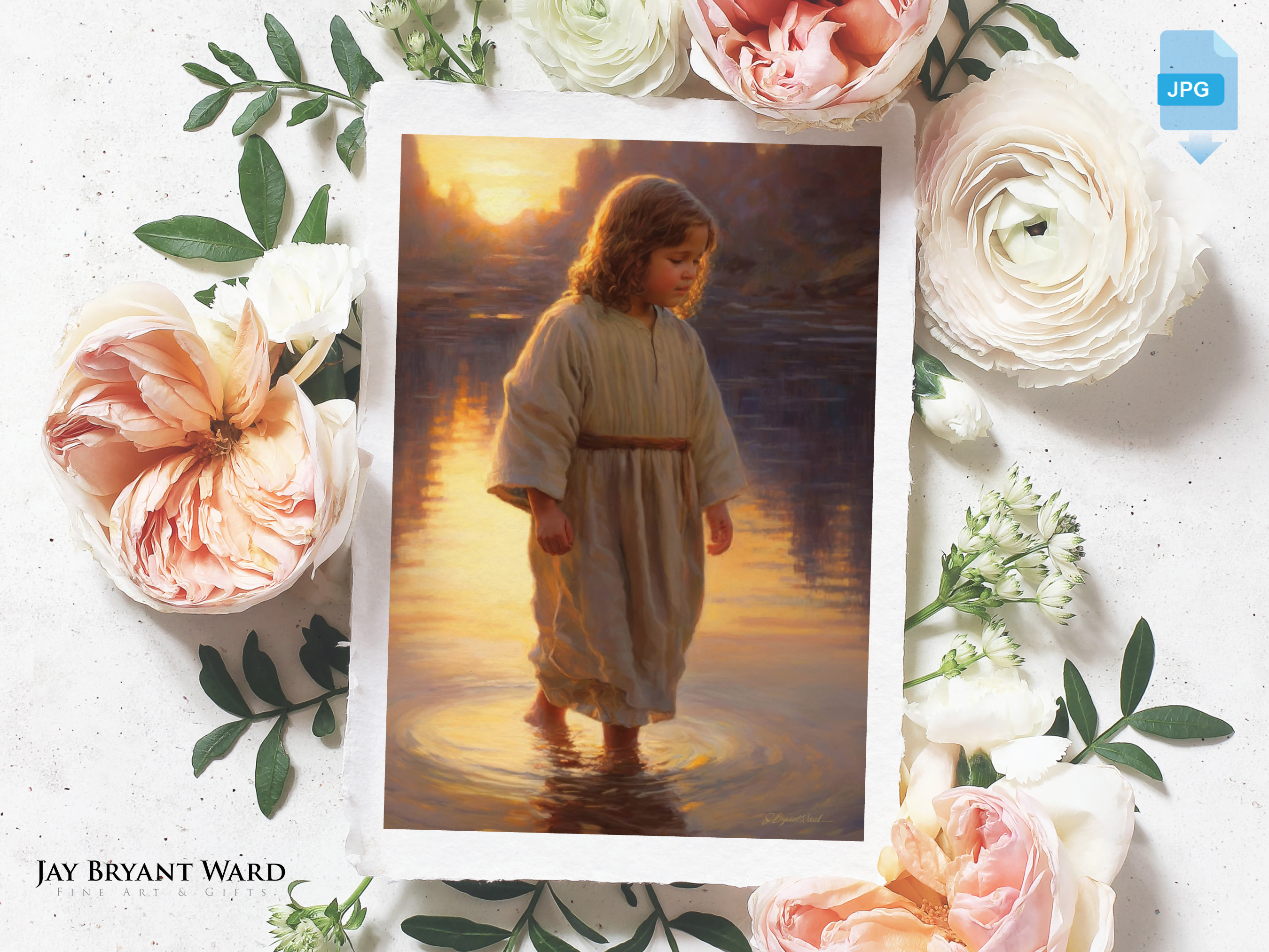 Young Jesus PRINTABLE Art DOWNLOAD - Beginning of Miracles by Jay ...