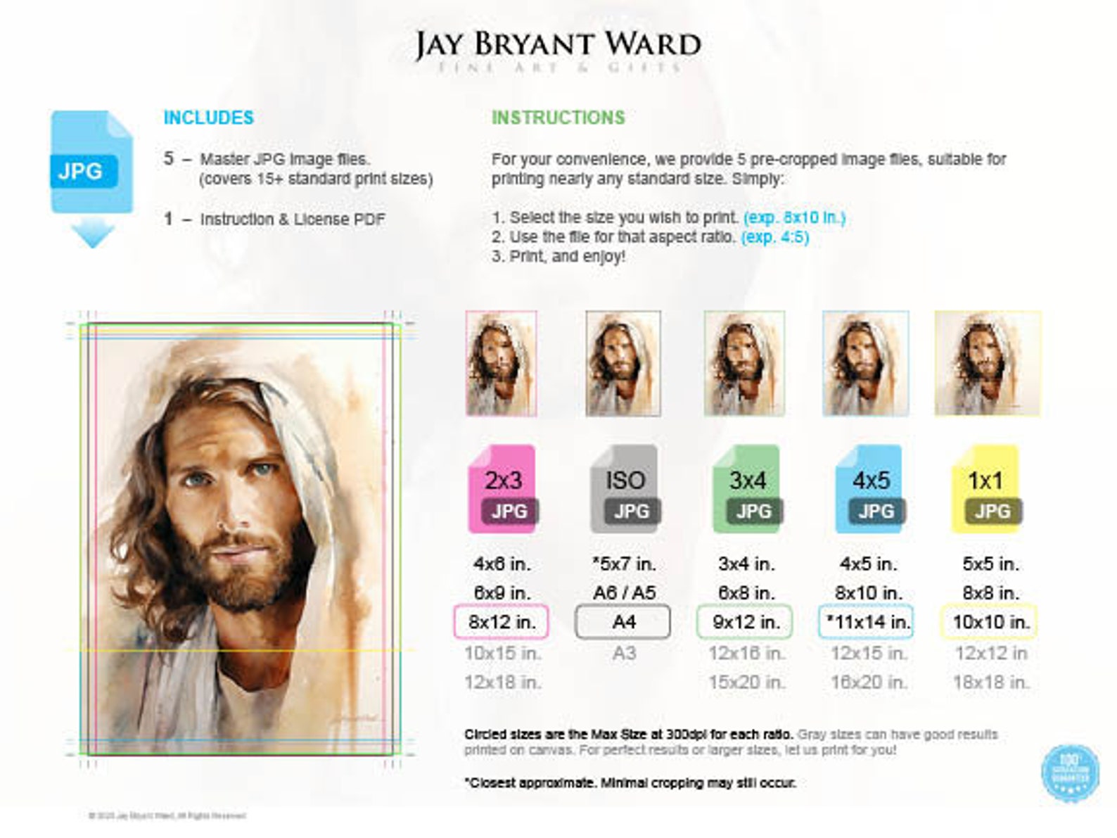 Gentile Savior PRINTABLE Art DOWNLOAD - by Jay Bryant Ward | Christian ...
