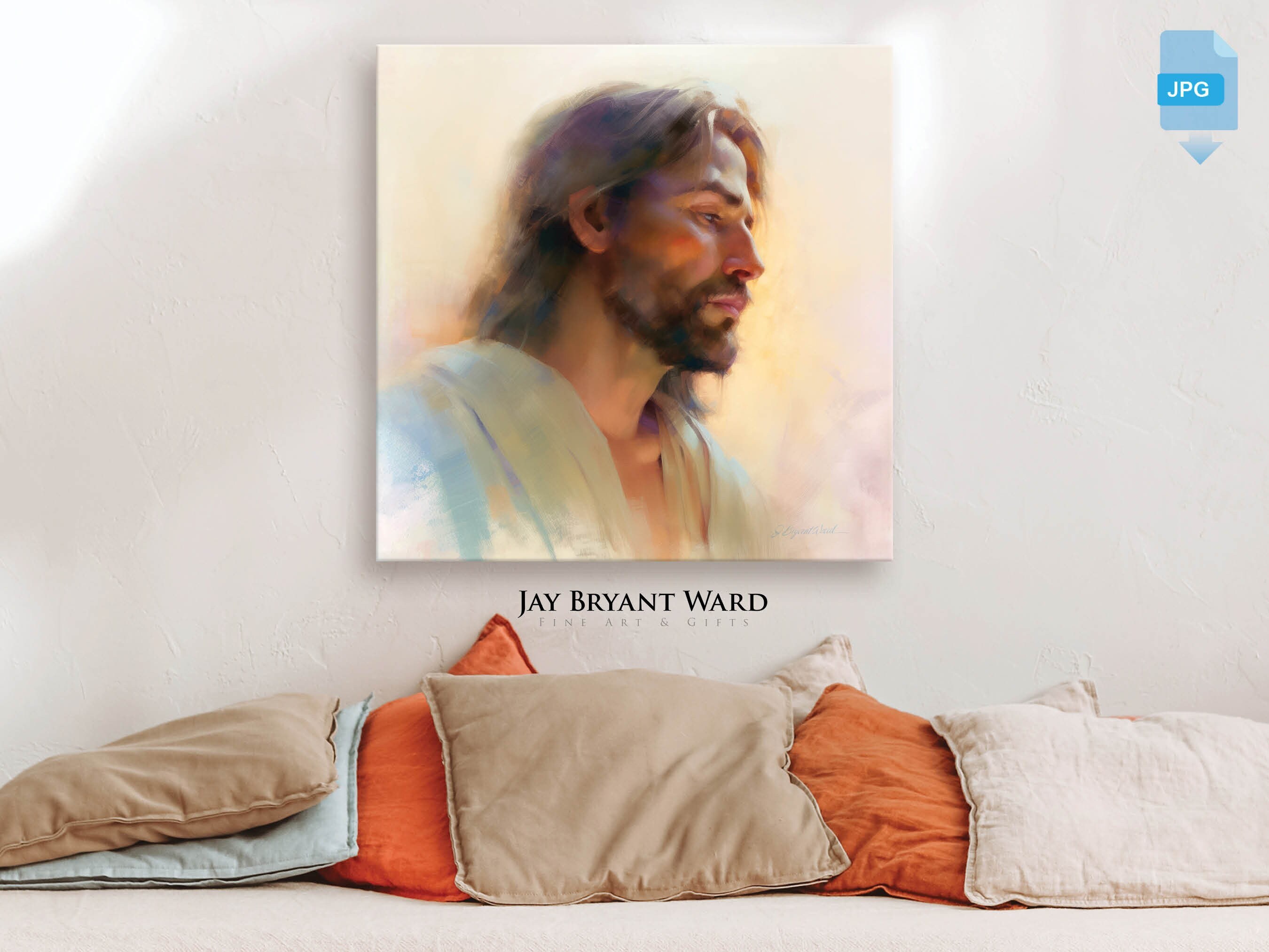 Jesus PRINTABLE Art DOWNLOAD My Peace I Leave With You by Jay Bryant ...