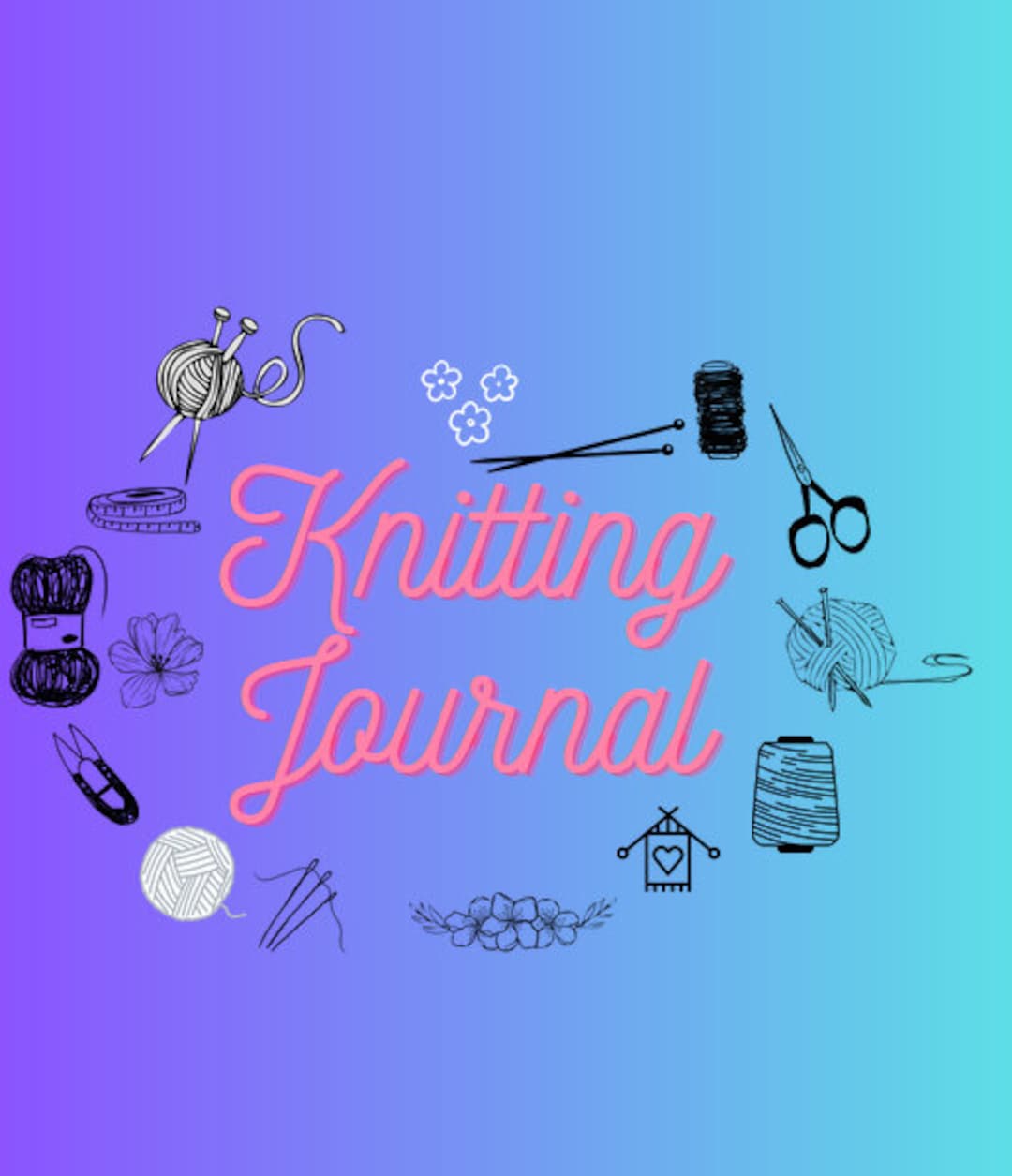 Knitting Journal - Etsy