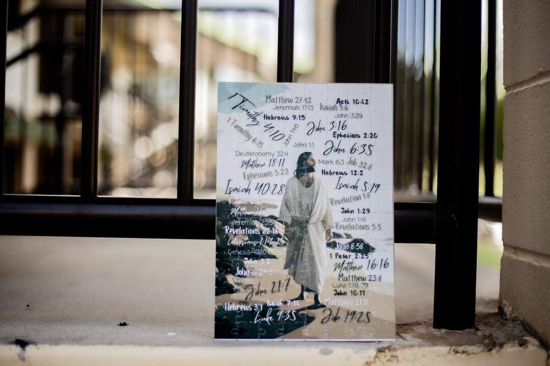 50 Names of Christ 120 Piece Jigsaw Puzzle Scripture Chase Jesus Christ ...