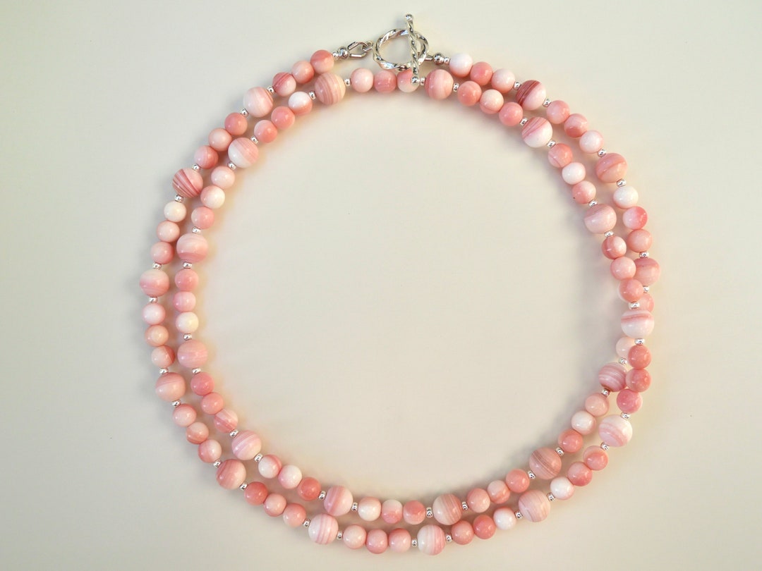 Pink Rainbow Collection Natural Pink & White Carved Natural Queen Conch ...