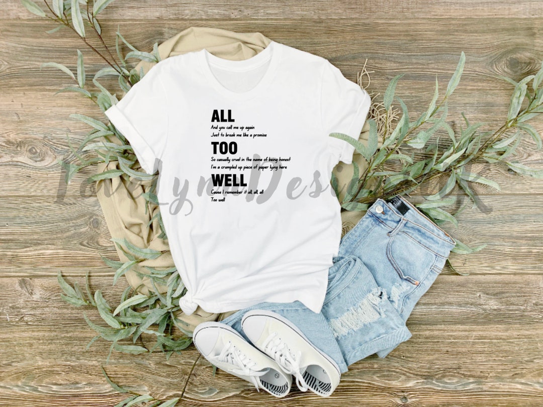 In the Style of Taylor Swift Unofficial Unbranded Inspired, Graphic ...