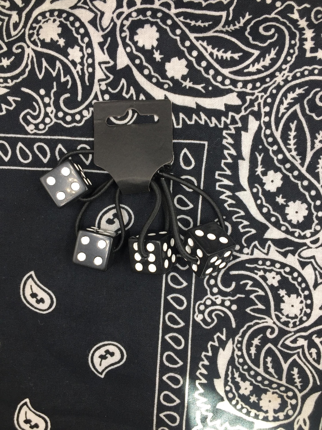 Dice Hair Bungee/ Hair Bobbles - Etsy