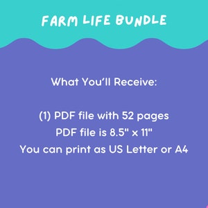 Farm Animal Coloring Pages, Bilingual Coloring Bundle, English Spanish ...