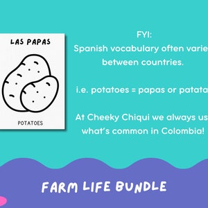 Farm Animal Coloring Pages, Bilingual Coloring Bundle, English Spanish ...