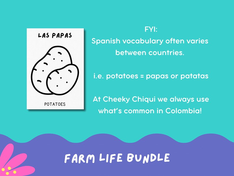 Farm Animal Coloring Pages, Bilingual Coloring Bundle, English Spanish ...