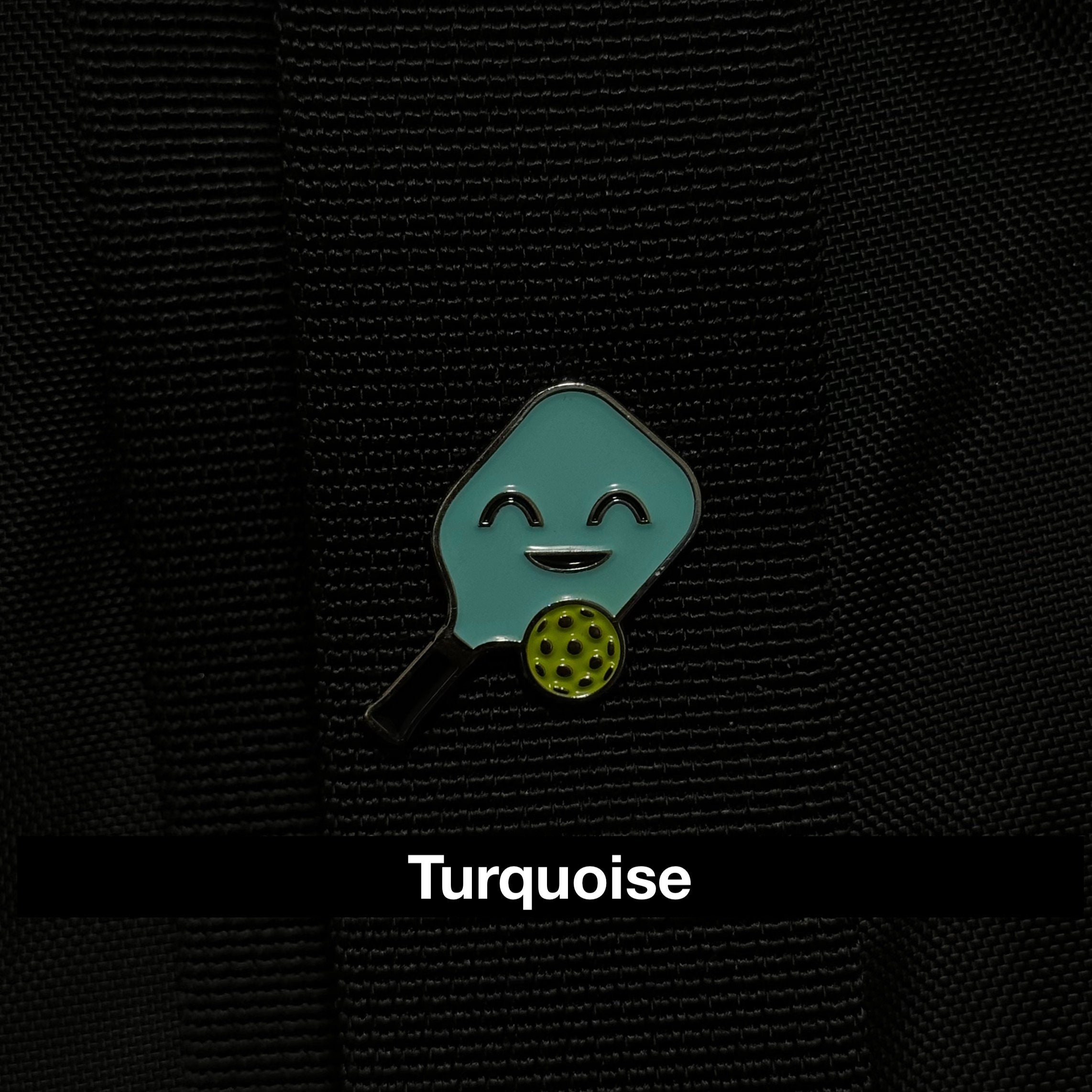 Pickleball Enamel Pin - Happy the Paddle - Cute Pickleball Gift ...