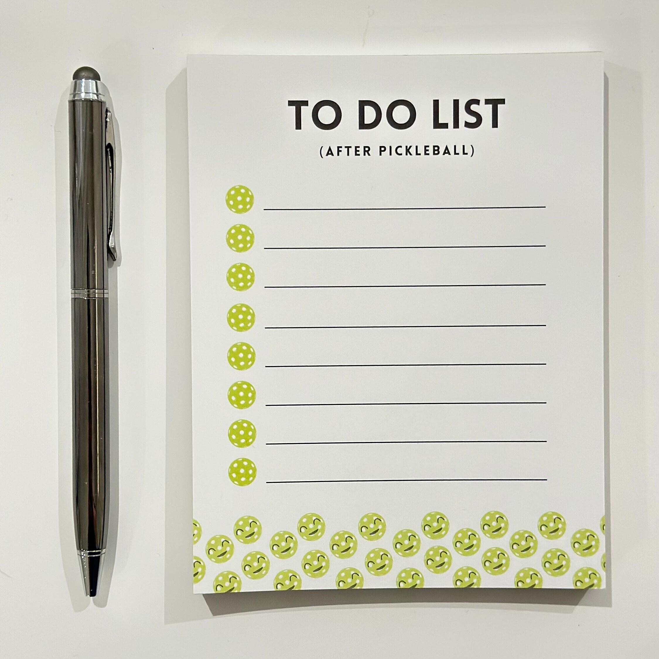 Pickleball Notepad to Do List - Things to Do After Pickleball - Cute Stationery Pickleball Gift ...