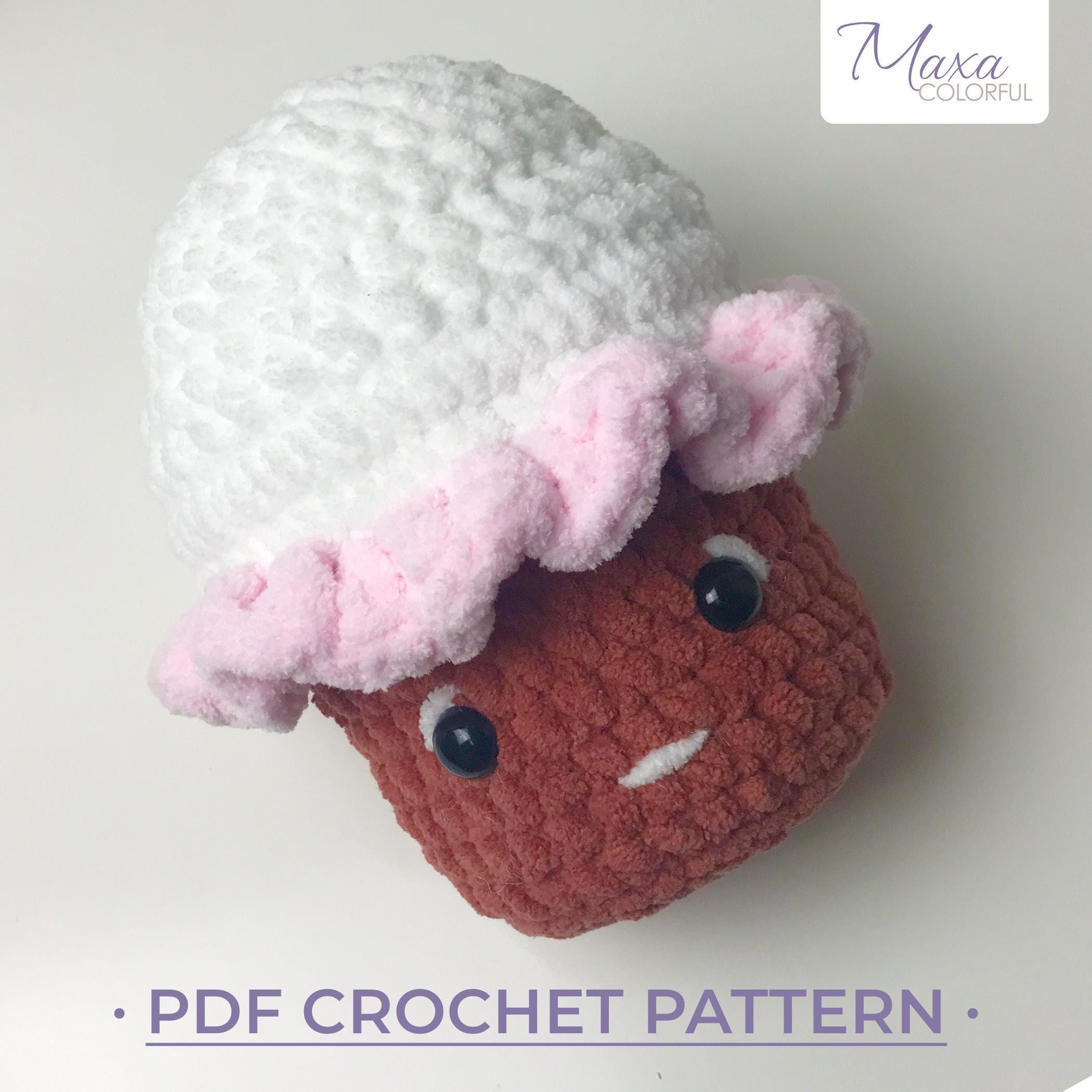 No Sew Muffin Crochet Pattern, No Sew Amigurumi, Crochet Plushie ...