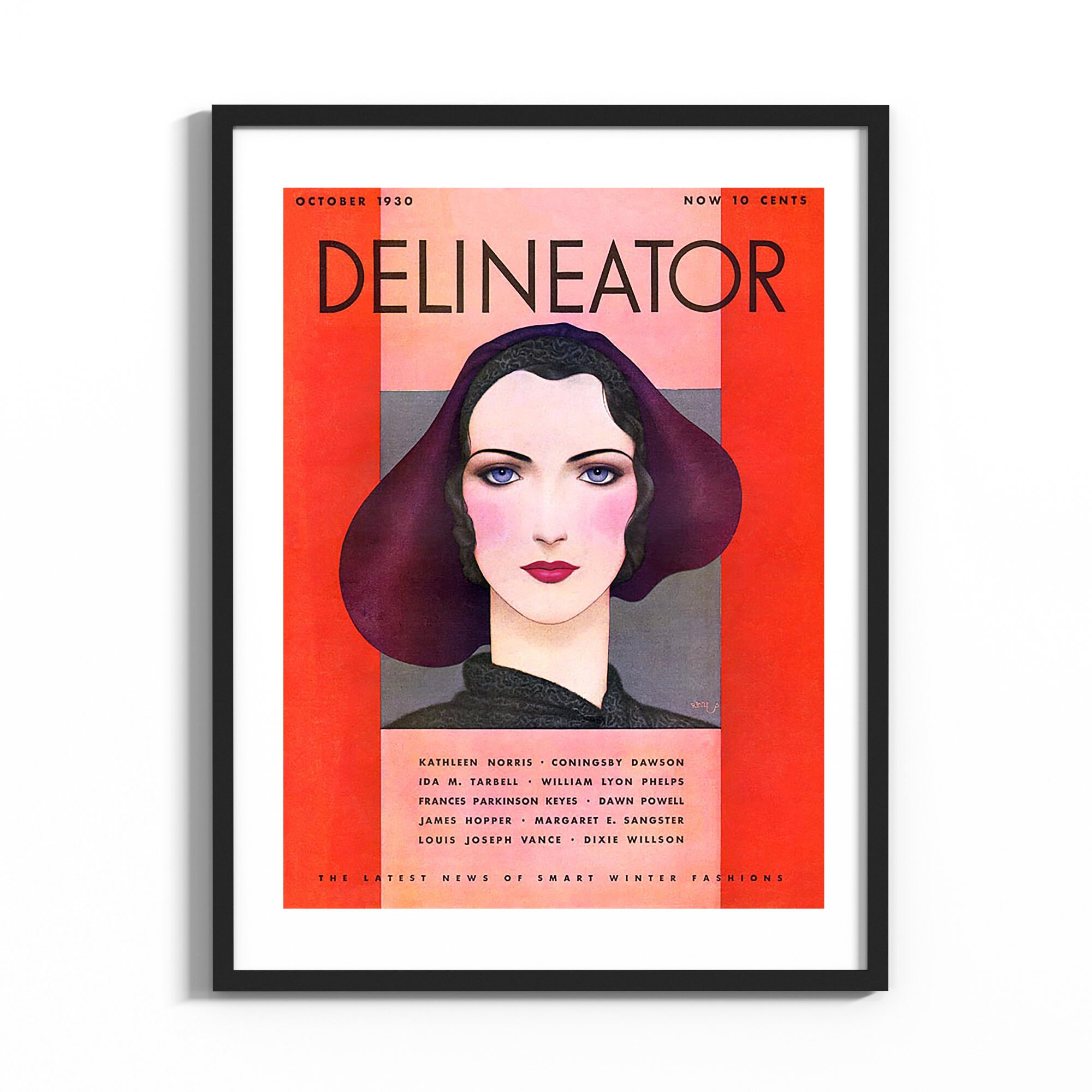 Vintage Art Deco Digital Art Collection 1920s Delineator Magazine 9 X ...