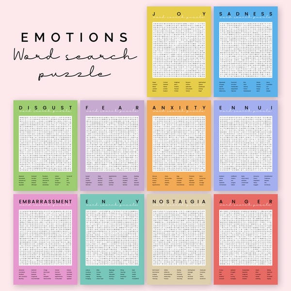 Inside Out Word Search - Etsy