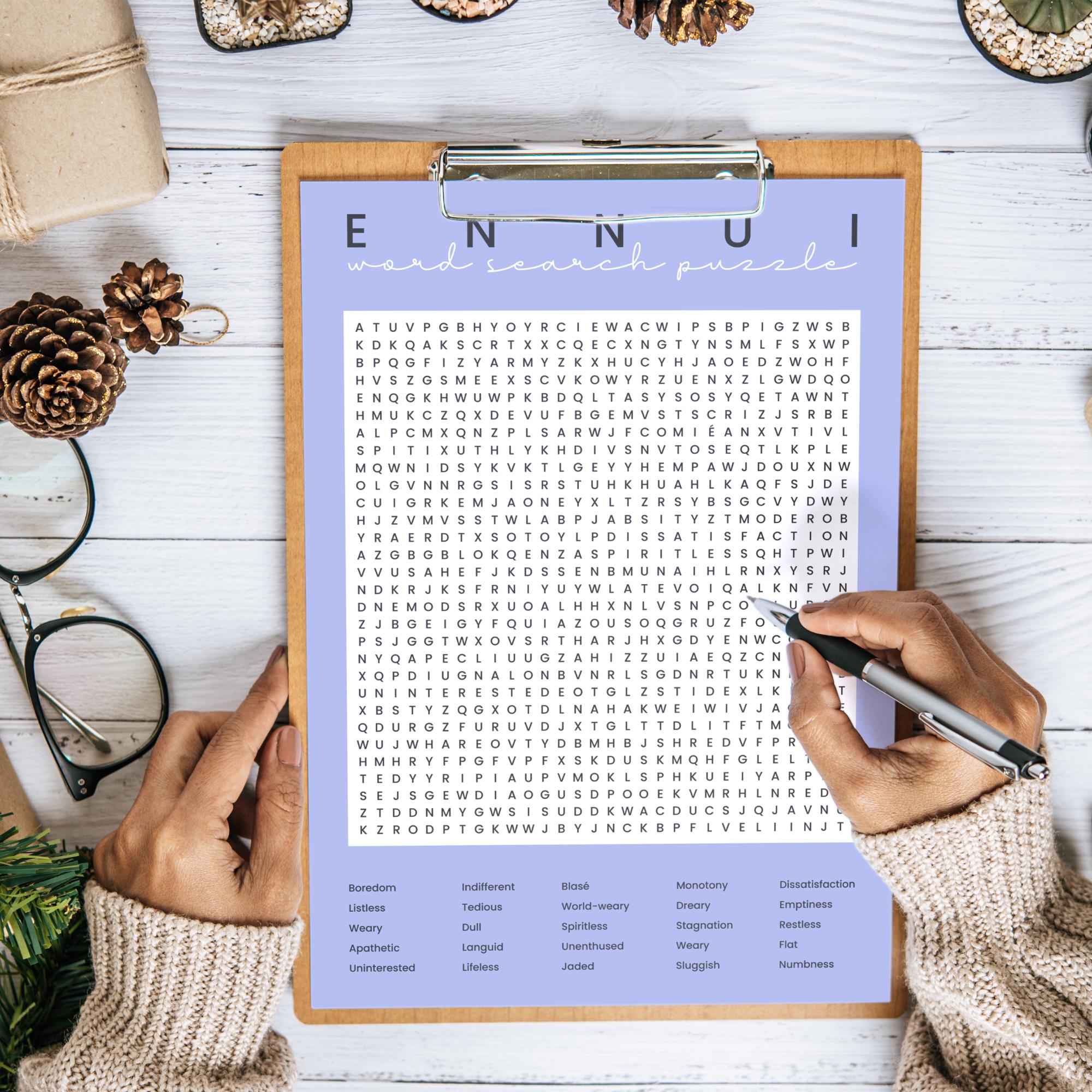10 Word Search Puzzles for Inside Out Emotions - Instant Download ...