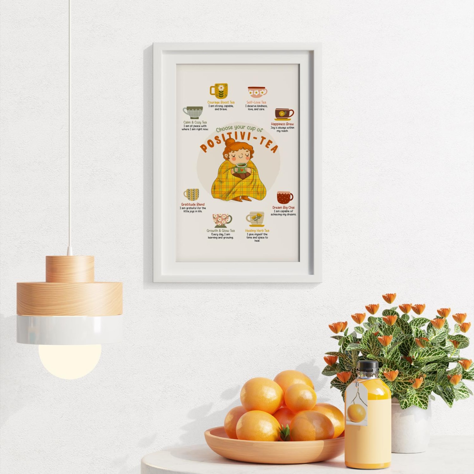 Choose Your Cup of Positivi-tea Poster | Therapy & Classroom Decor ...