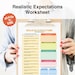Realistic Expectations Worksheet: Fillable CBT Therapy Tool (printable ...