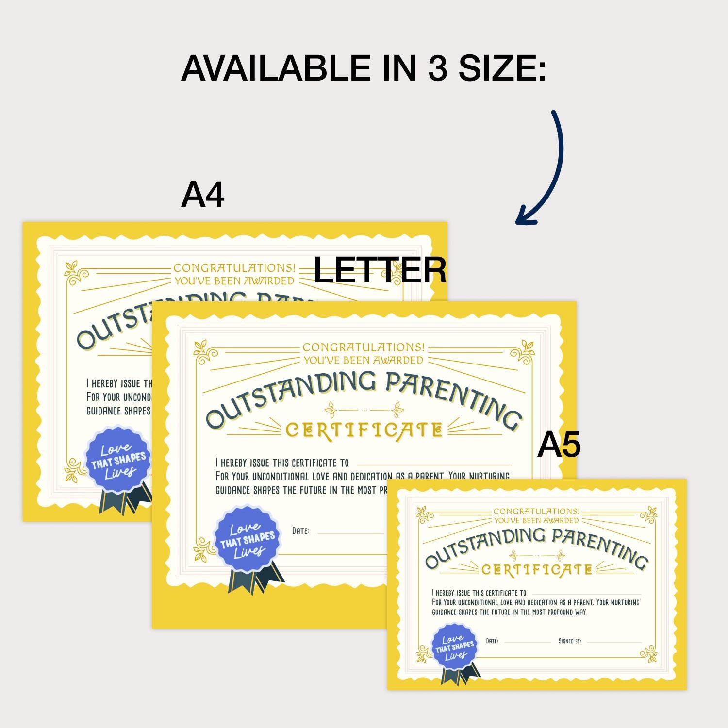 Certificate of Achievement for Outstanding Parenting | Parenting ...