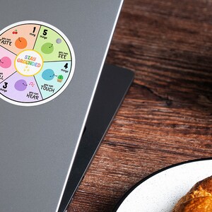 Colorful Ejoycational Sticker Grounding Technique for Stress - Etsy Canada