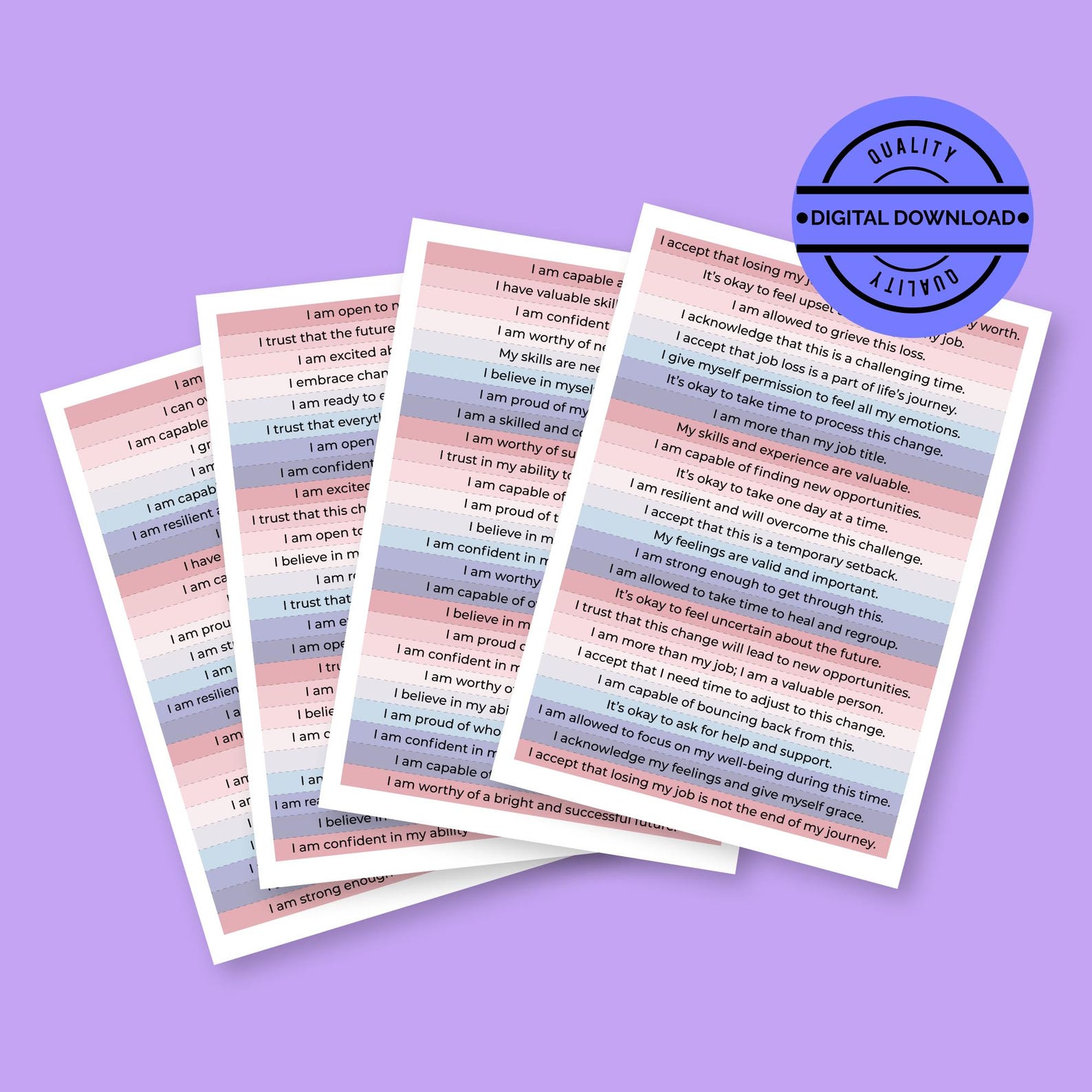 100 Empowering Affirmations for Navigating Job Loss | Affirmations for ...