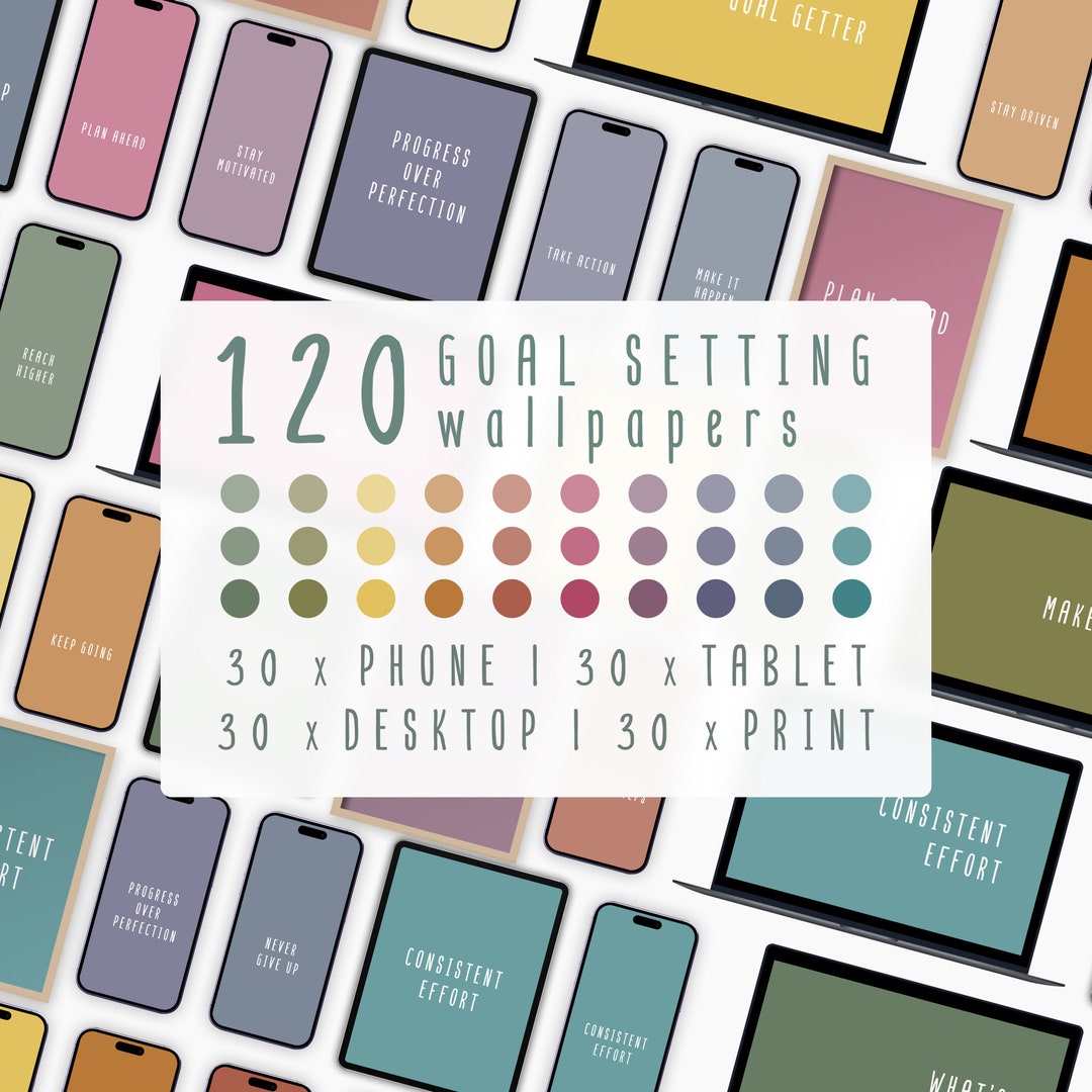 120 Minimal Wallpapers for Goal Setting - Etsy