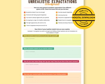 Managing Expectations Worksheets Setting Expectations Template Mental ...
