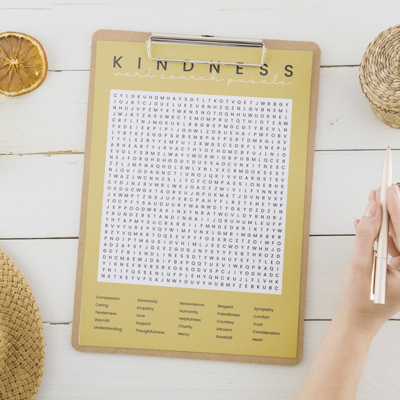10 Word Search Puzzles for Positive Psychology | Instant Download ...