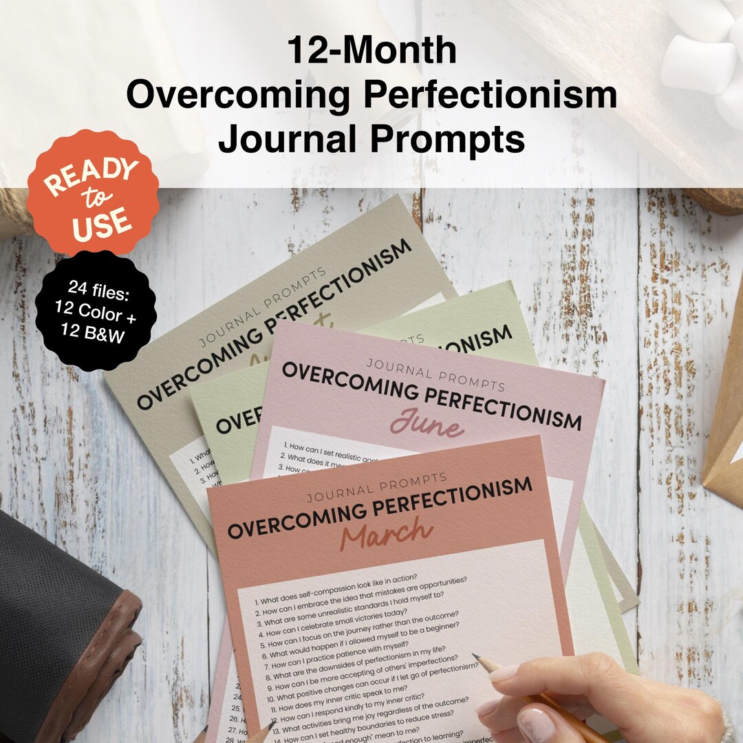 365 Journal Prompts for Overcoming Perfectionism | Guided Journaling ...
