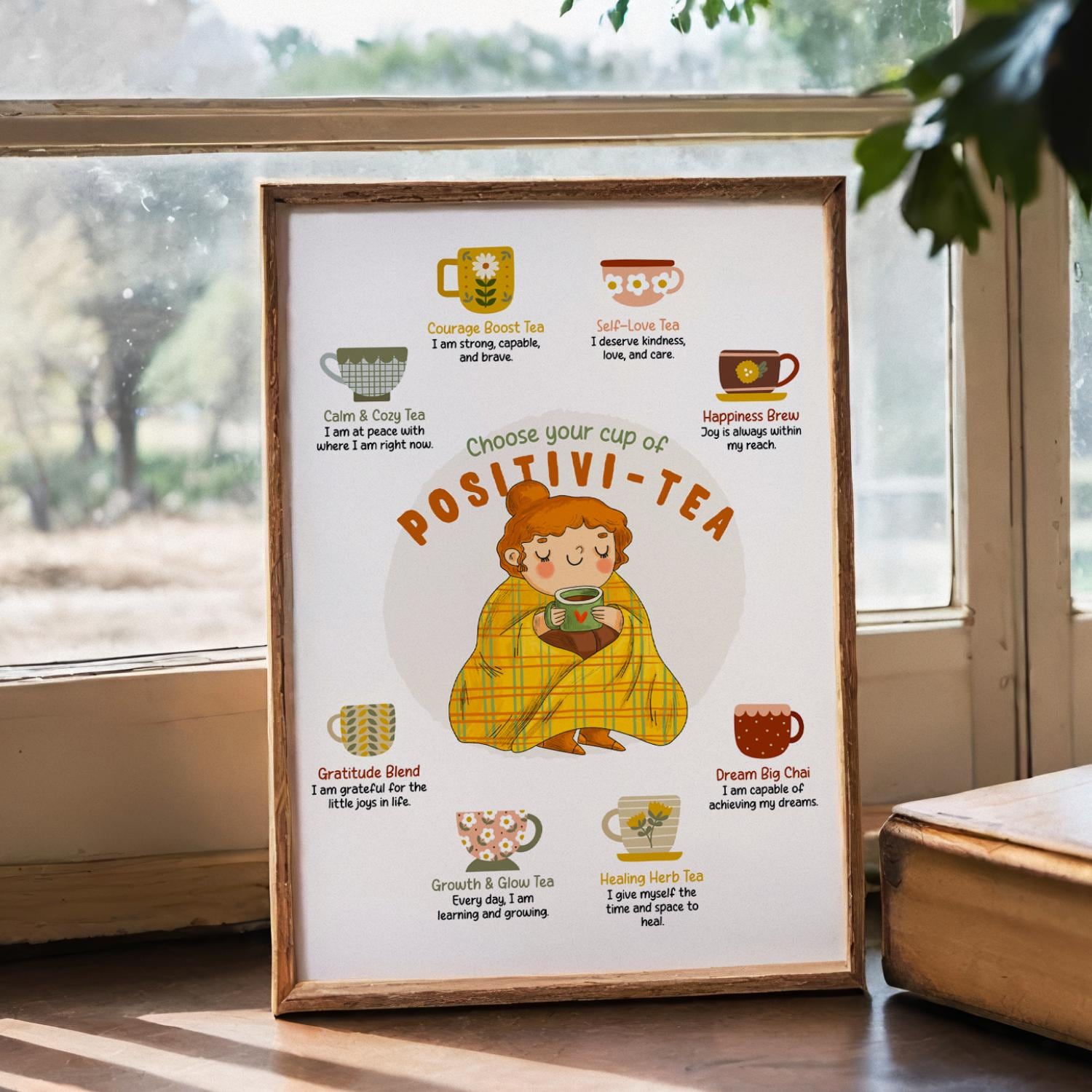 Choose Your Cup of Positivi-tea Poster | Therapy & Classroom Decor ...
