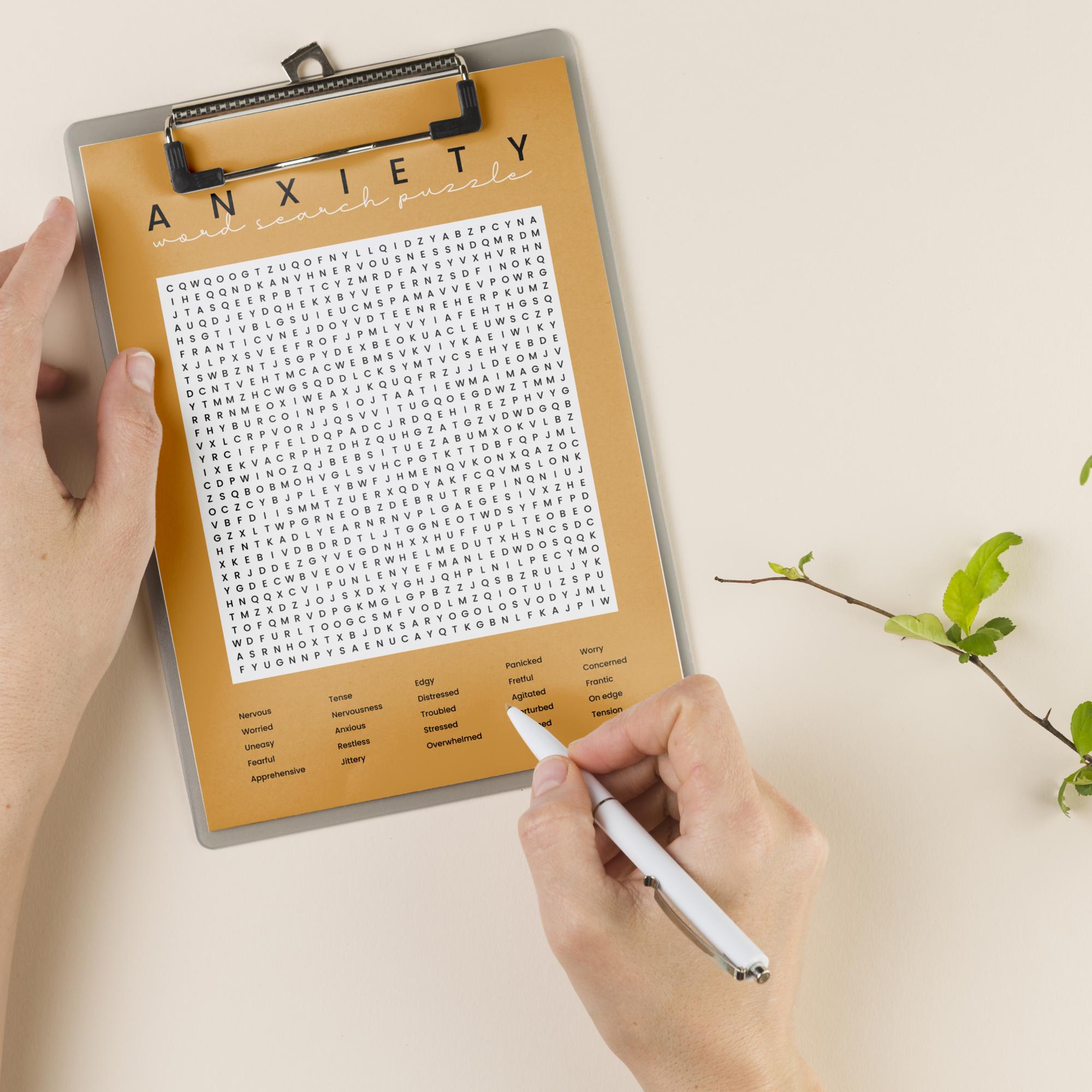 10 Word Search Puzzles for Inside Out Emotions - Instant Download ...