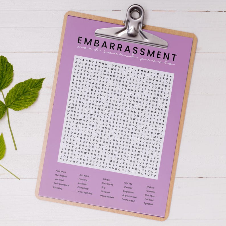 10 Word Search Puzzles for Inside Out Emotions - Instant Download ...