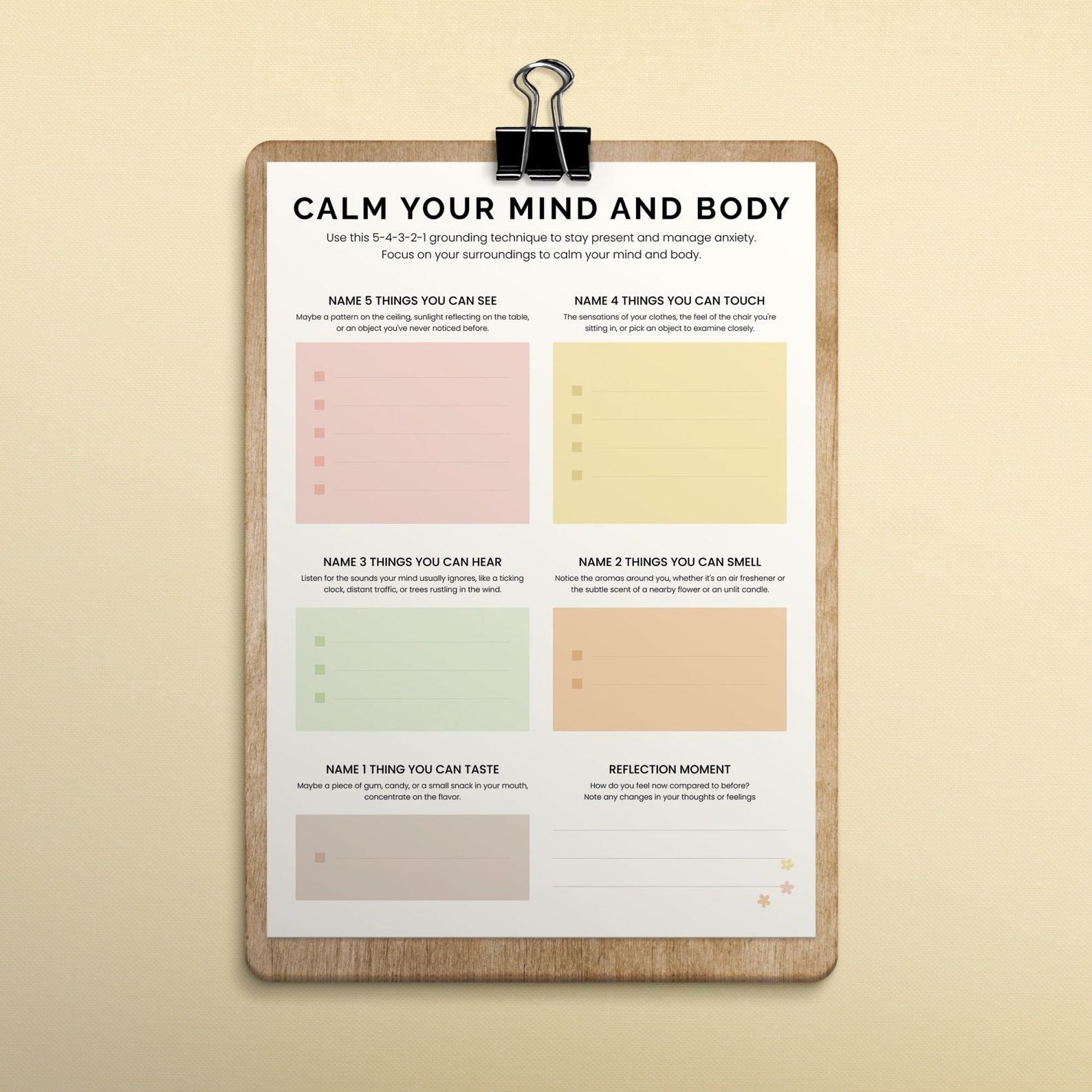 Grounding Techniques for Calming Mind & Body | Interactive CBT ...