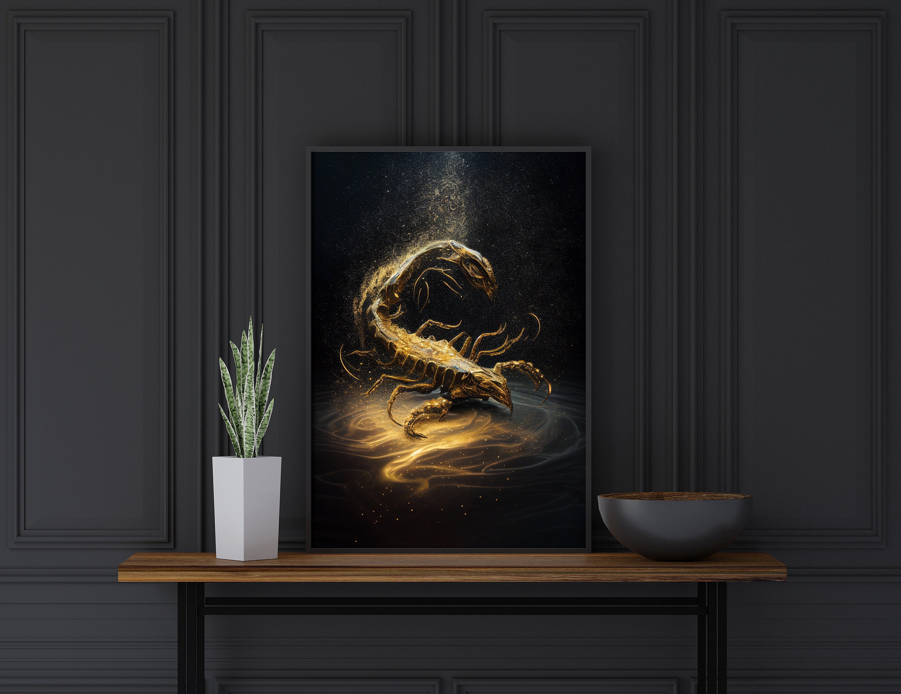Scorpio | Wall Art PRINTABLE | Digital Art Decor | Zodiac ...