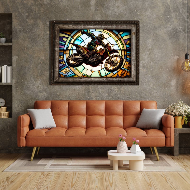 Stained Glass Bike - Etsy