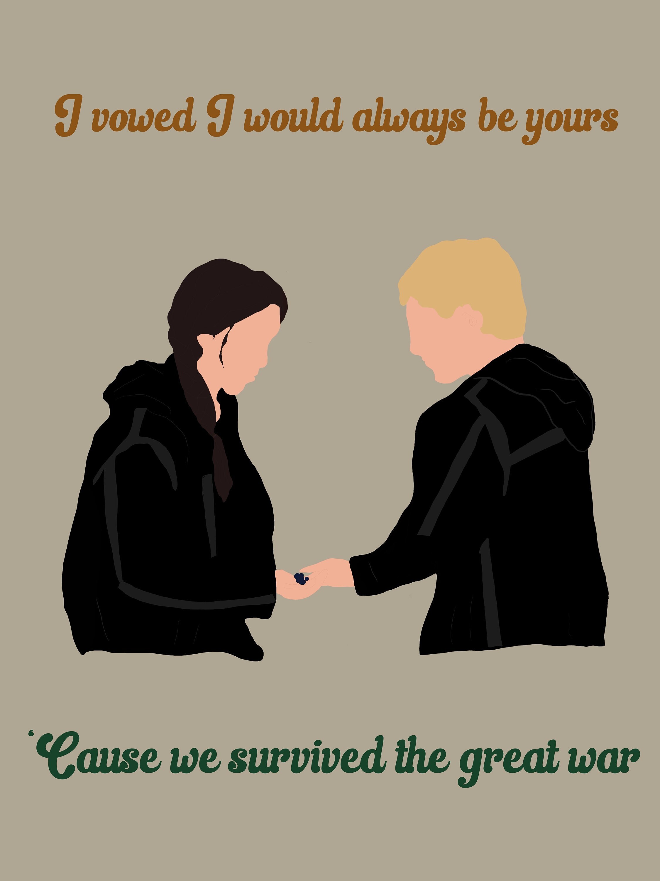 Hunger Games Katniss And Peeta Holding Hands