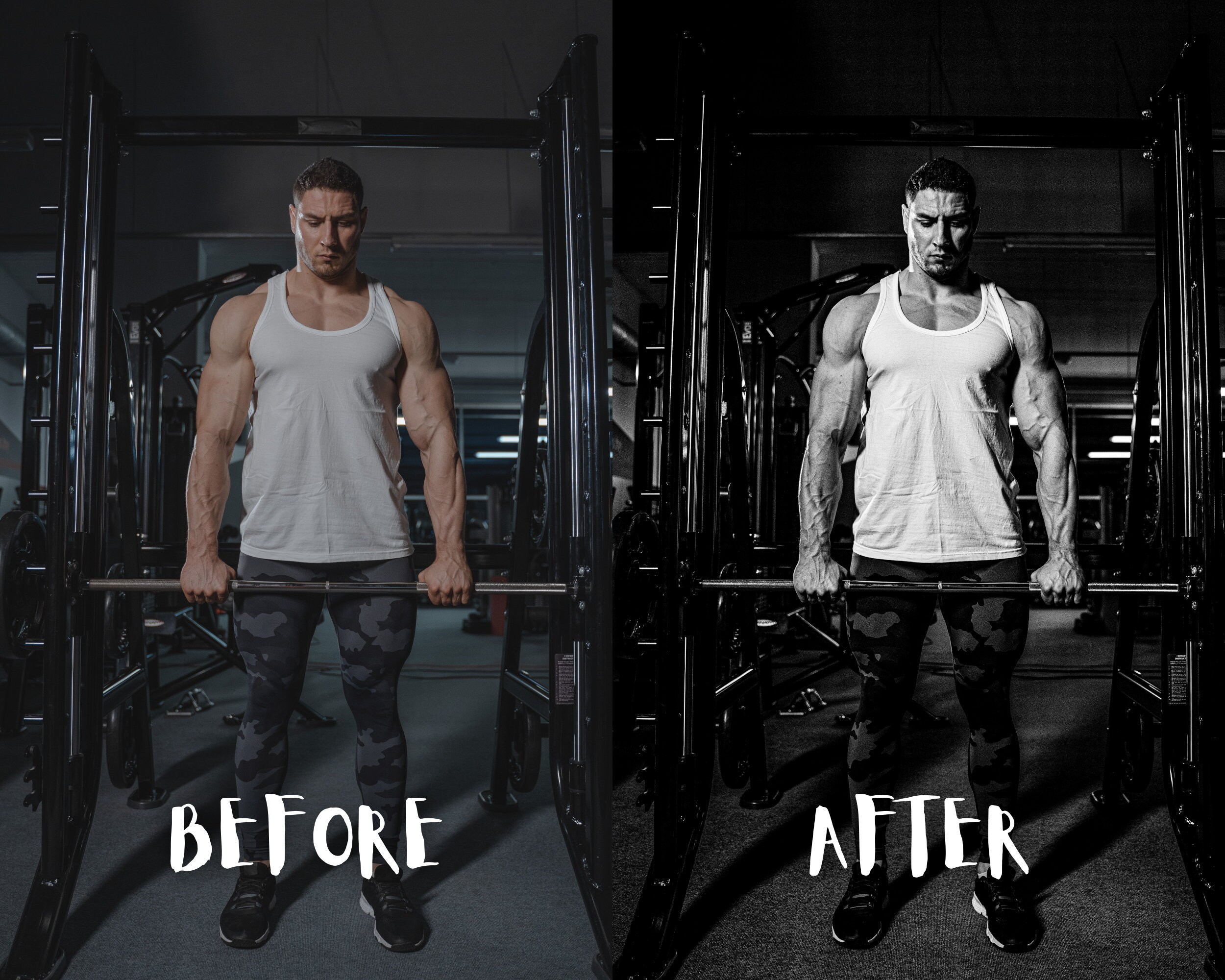 10 Gym Lightroom Presets, Gym Presets, Fitness Presets, Workout Presets ...
