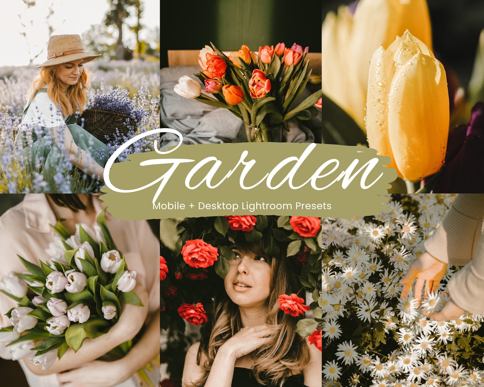 18 English Garden Lightroom Presets, Flower Presets, Spring Mobile ...