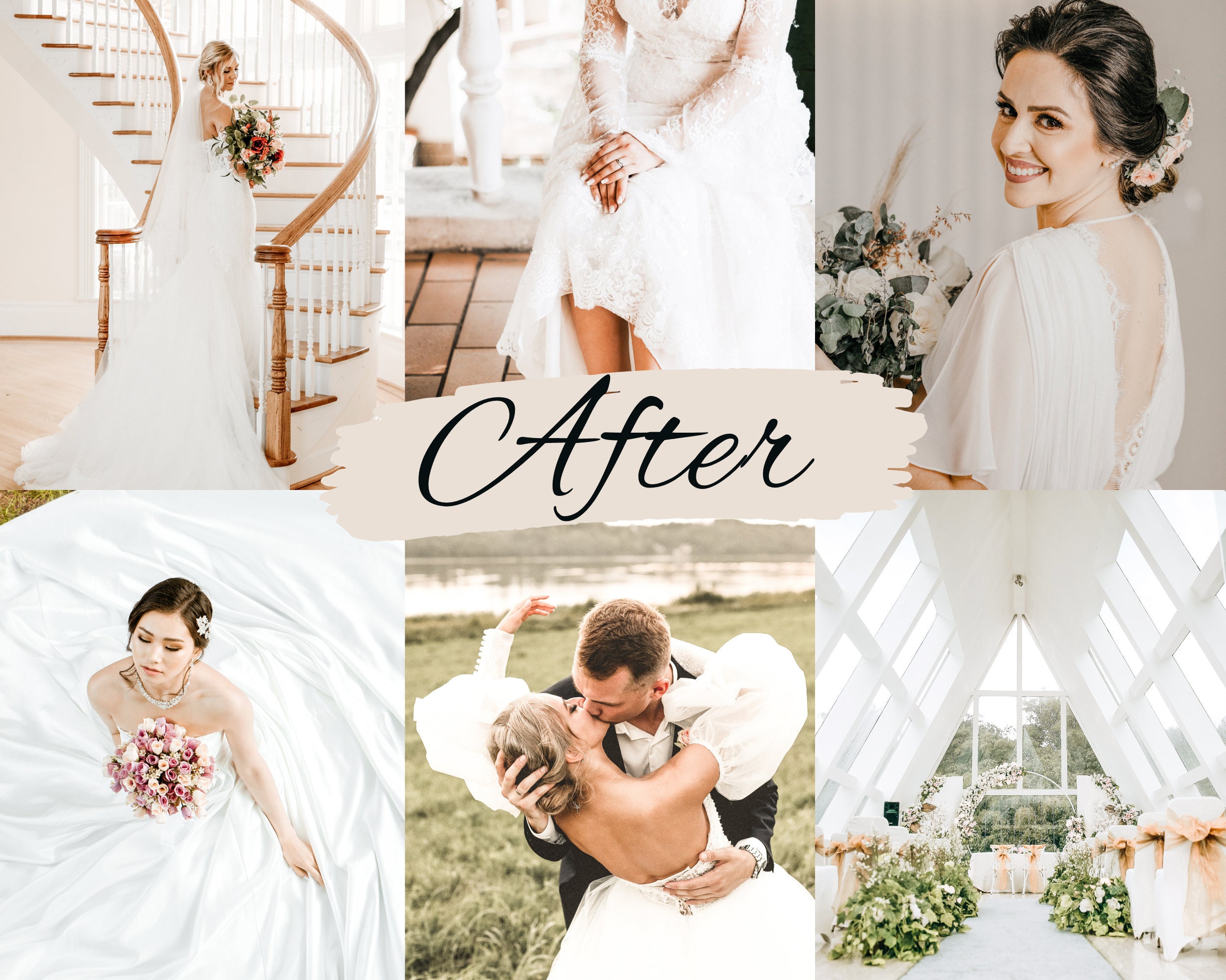 25 Bright Wedding Lightroom Presets, Elegant Wedding Presets, Wedding ...