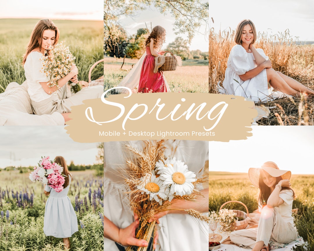 18 Spring Lightroom Presets, Easter Mobile Presets, Spring Presets ...