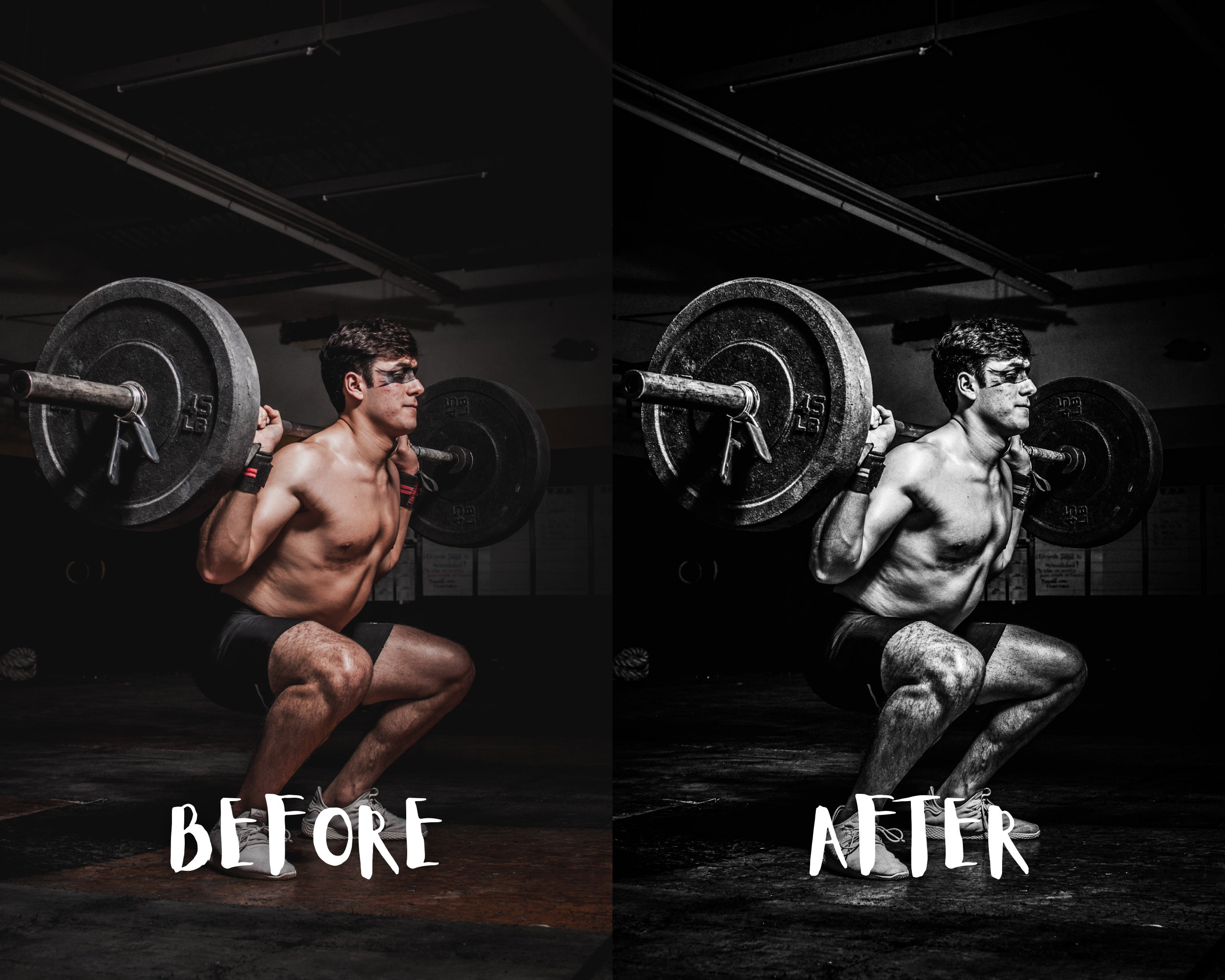 10 Gym Lightroom Presets, Gym Presets, Fitness Presets, Workout Presets ...